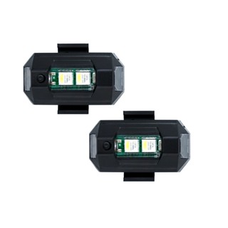 GUYSTOOL 飛機燈 爆閃燈 單車車燈 MET-FYRB4 led車牌燈 七色可調 無人機led 車用燈 騎士警示燈 | 蝦皮購物