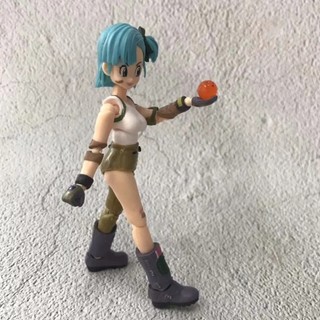 QUYD 現貨七龍珠 WD shf 少女 布瑪 布瑪 可動 人偶 動漫手辦 擺件 | 蝦皮購物