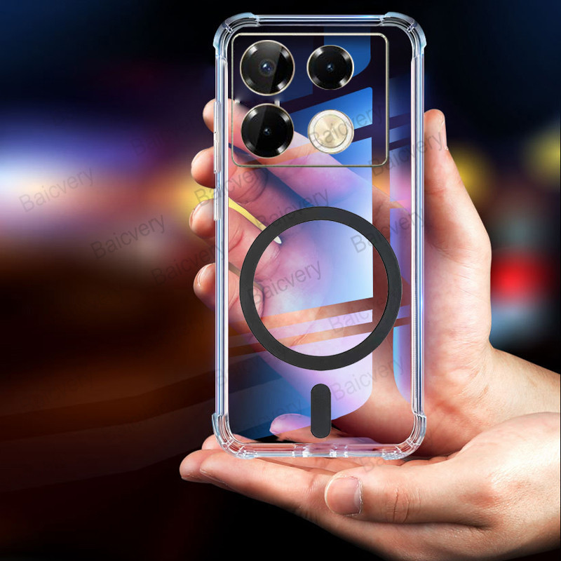 Infinix Note40 X6853 / 40Pro X6851 / 40 Pro+ X6851B 帶環形鐵片磁貼透 | 蝦皮購物