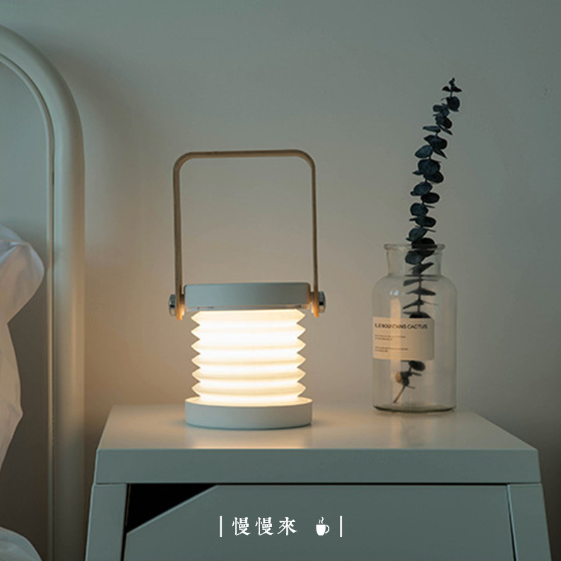 LED摺疊燈籠小夜燈☕️ 伸縮燈籠燈 手提燈 夜燈 檯燈 可充電 台燈 三段 調光 手電筒 手提 LED 照明燈 小夜燈 | 蝦皮購物