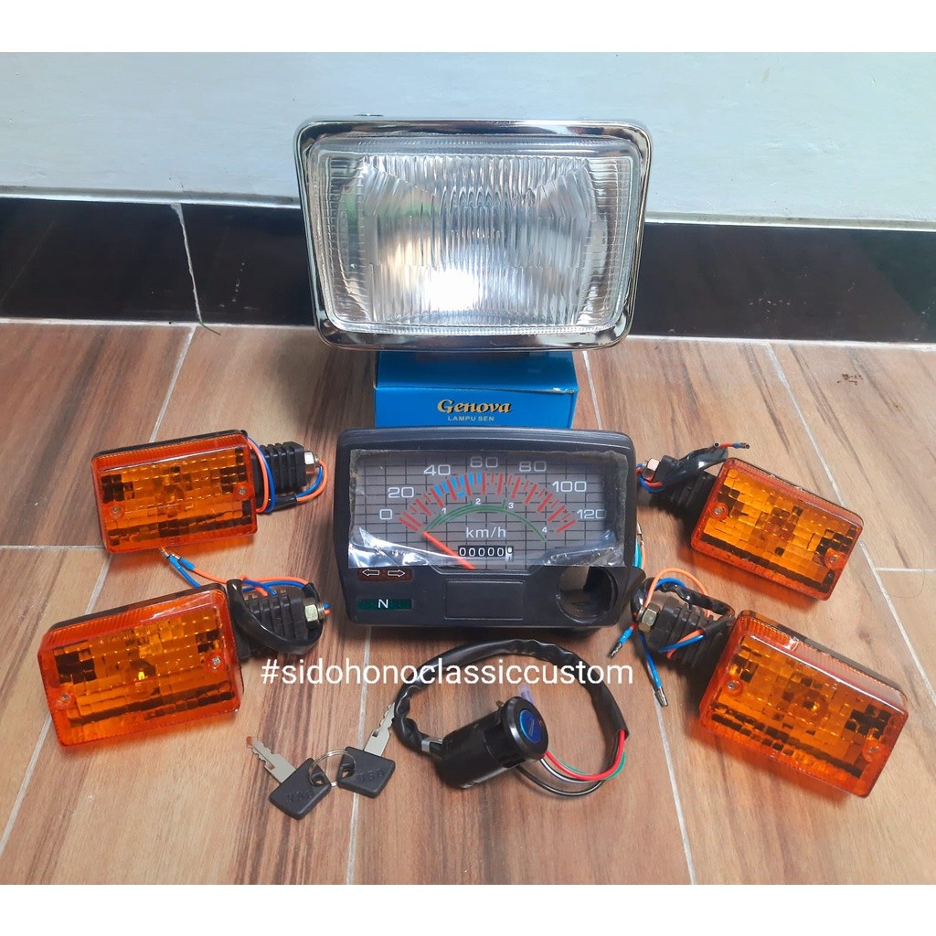 HONDA 本田 win100 win 青春年大燈套裝套裝 speedo win 和轉向燈 win 4 用於前後 | 蝦皮購物