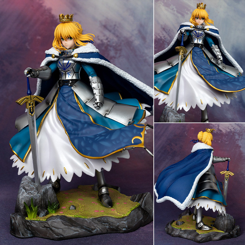 FATE 命運之夜 稜鏡Saber手辦 阿爾託莉雅 場景gk雕像 動漫二次元模型 | 蝦皮購物
