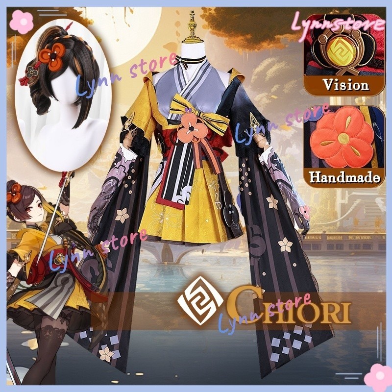 Xs-3xl Inazuma Fashion Designer Chiori Cosplay Game GENSHIN | 蝦皮購物
