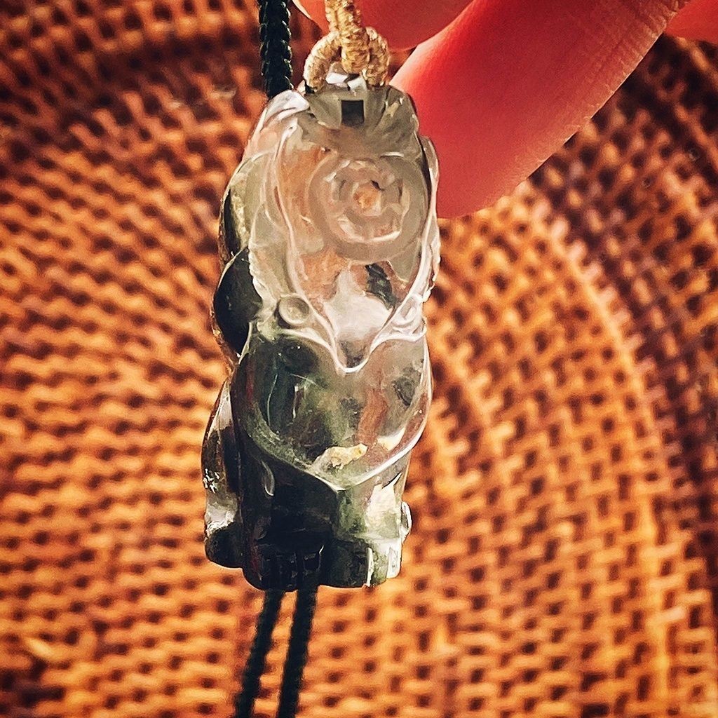 FX250-高頻水晶開運瑞狐-贊比亞綠幽靈小乖九尾狐-官祿宮最佳戰友 | 蝦皮購物