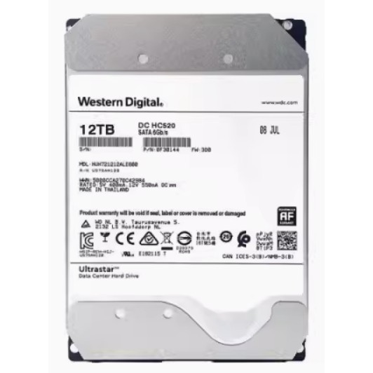 含稅開發票 WD 12TB HC520 氦氣硬碟 監控硬碟 NAS企業級硬碟 9.5成新良品 | 蝦皮購物