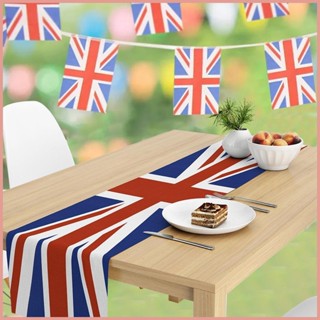 Union Jack Table Runner Union Jack 英國國旗桌旗布桌飾可重複使用 Queen's Pl | 蝦皮購物