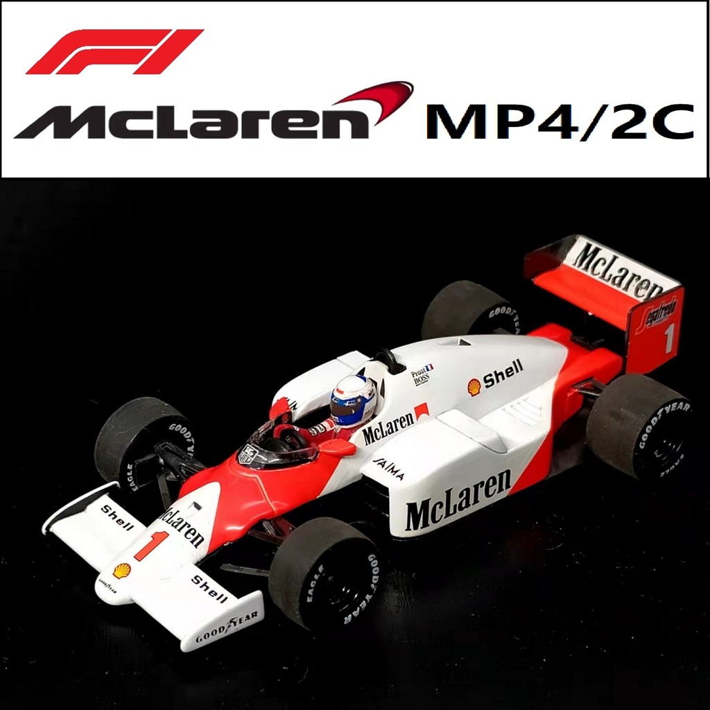 【現貨】1:43_F1一級方程式賽車經典，麥拿倫McLaren TAG MP4/2C，1986年英國GP站 #1塗裝，車 | 蝦皮購物