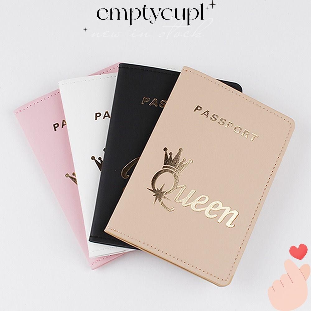 EMPTYCUP護照封面,防水重量輕信用卡護照持有人,創意PU皮革證書收納袋男女通用 | 蝦皮購物