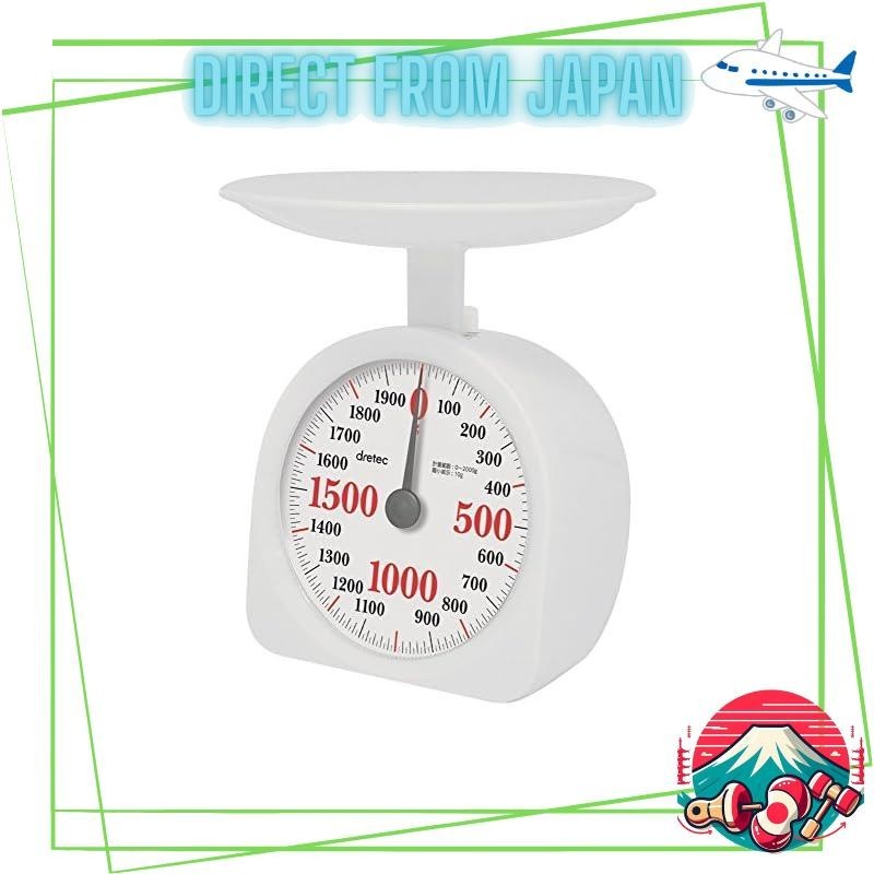 Dritec Kitchen Scale Buttar 2kg White KS-290WT [Direct from | 蝦皮購物