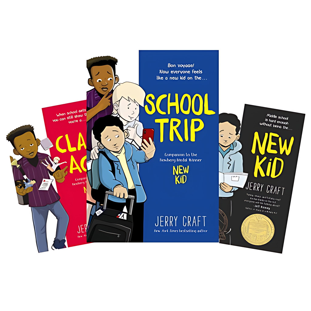 New Kid / Class Act / School Trip (共3本)(Graphic Novel)/Jerry Craft【禮筑外文 ...