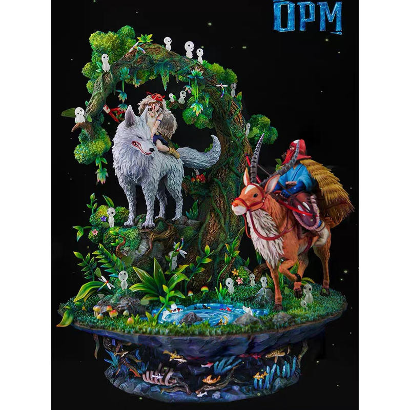 【心動GK】現貨 OPM 宮崎駿動畫系列 幽靈公主 限量GK手辦 雕像 模型 | 蝦皮購物