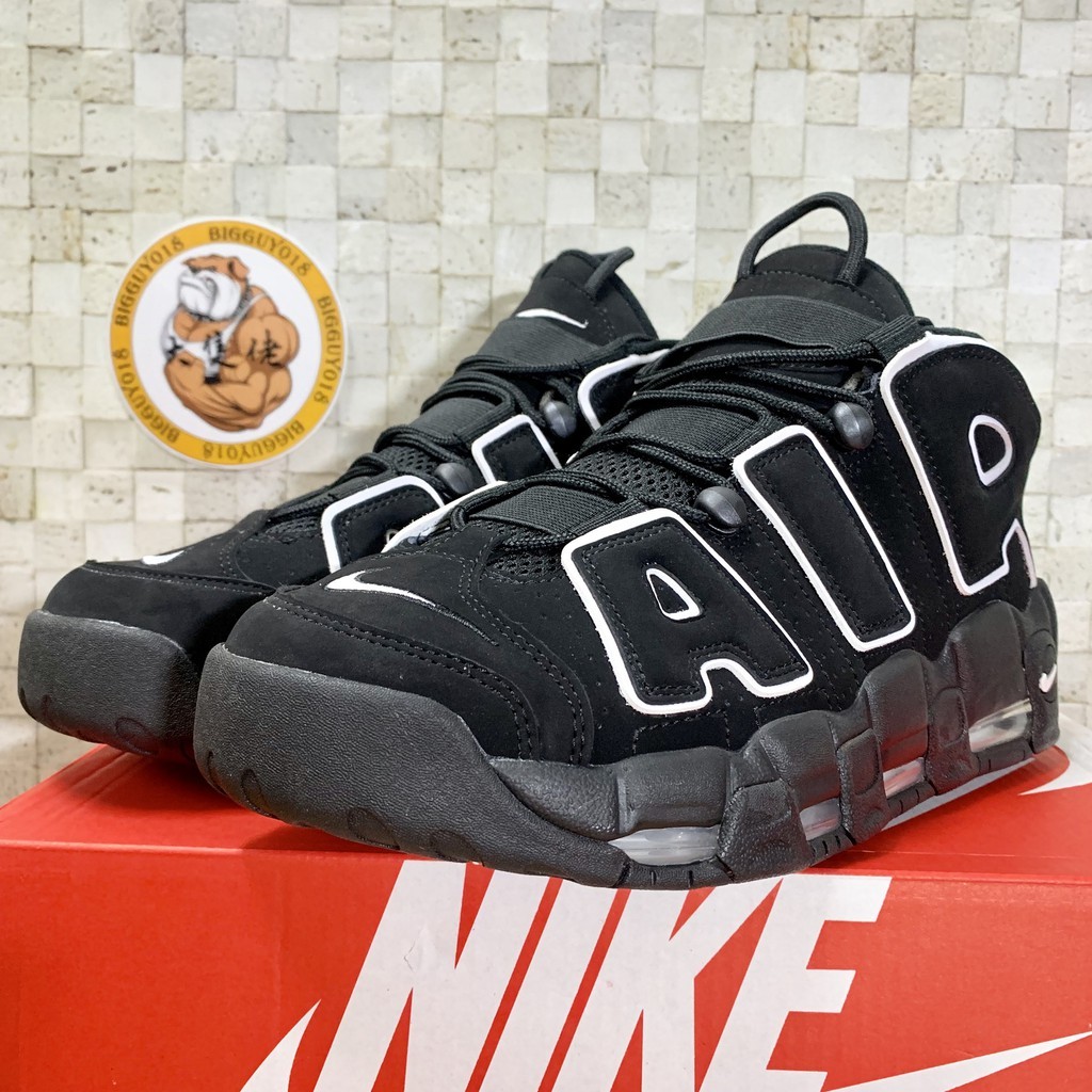 優惠價 Nike Air More Uptempo 黑白 大AIR 復刻 籃球鞋 氣墊 男女 414962-002 | 蝦皮購物