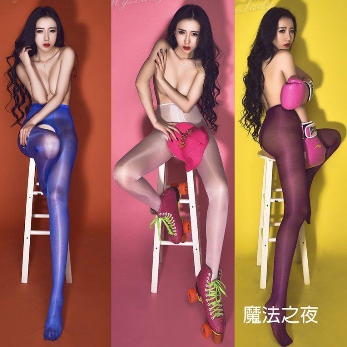 《A1888》20D閃光油亮高腰T檔開檔絲襪 謝金燕油亮襪 全館現貨24小時台灣出貨魔法戀人 | 蝦皮購物