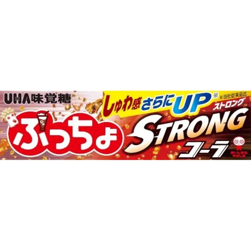 【日本直送 LDK】UHA Tasting Sugar Puchko Strong Cola Stick 10 x 10 | 蝦皮購物