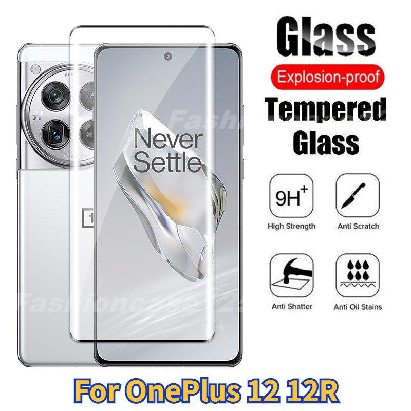 Oneplus 12R 曲面屏幕保護膜 11 11R 5G 2024 2023 1+12 1+12R 全覆蓋鋼化玻璃高清 | 蝦皮購物