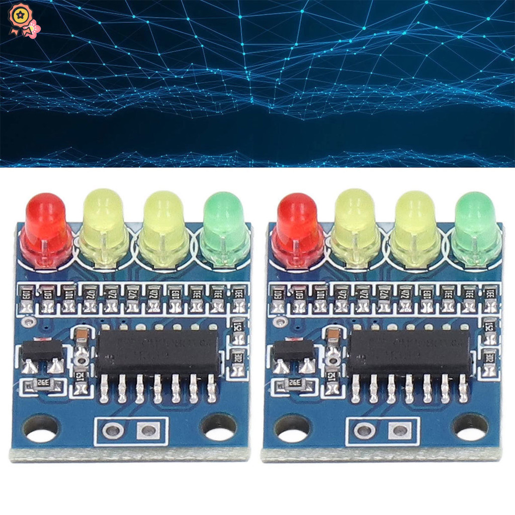 Arduino Ouyou 4 位電源指示燈模塊 4 段 Led 燈 12v 電池電源檢測顯示板 蝦皮購物 