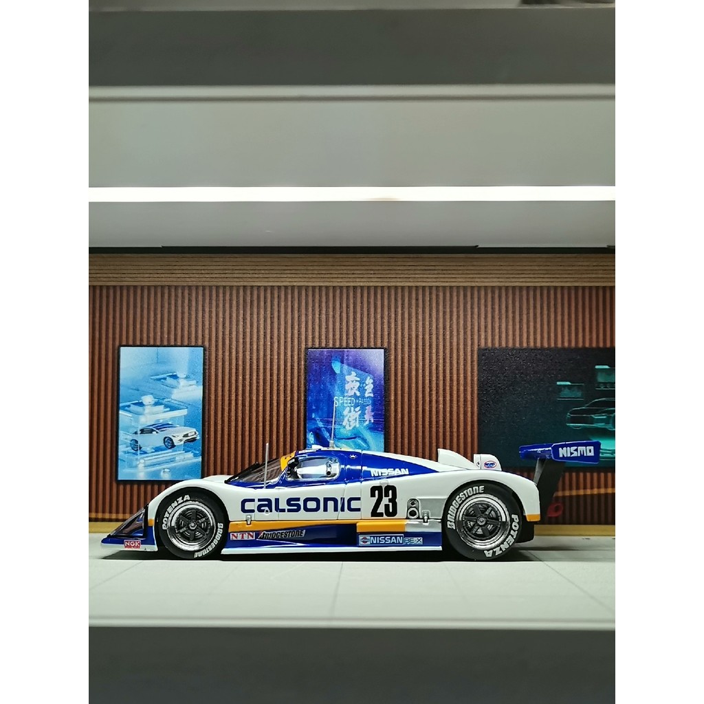 1/43 EBBRO 日產 尼桑 R88C 1988勒芒24小時耐力賽原型車 Calsonic車隊合金汽車模型 原包原盒 | 蝦皮購物