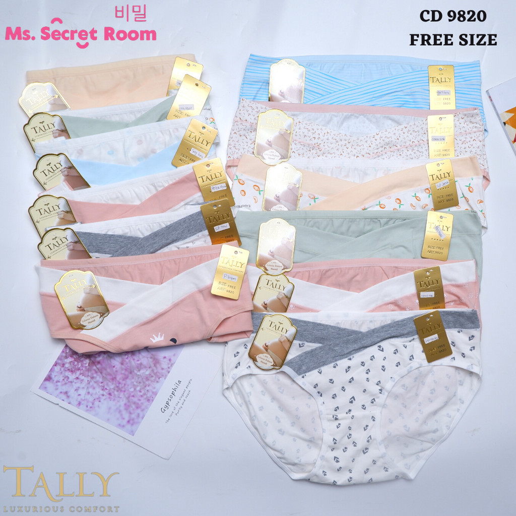 Tally CD 9820 孕婦內衣免費尺碼適合 XL 懷孕年齡 0-9 個月低腰 | 蝦皮購物