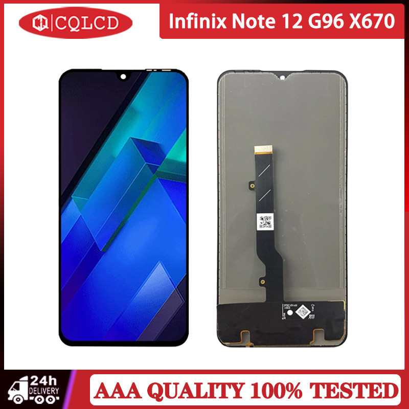 適用於 Infinix Note 12 G96 X670 LCD 帶邊框顯示觸摸屏數字化儀組件 | 蝦皮購物