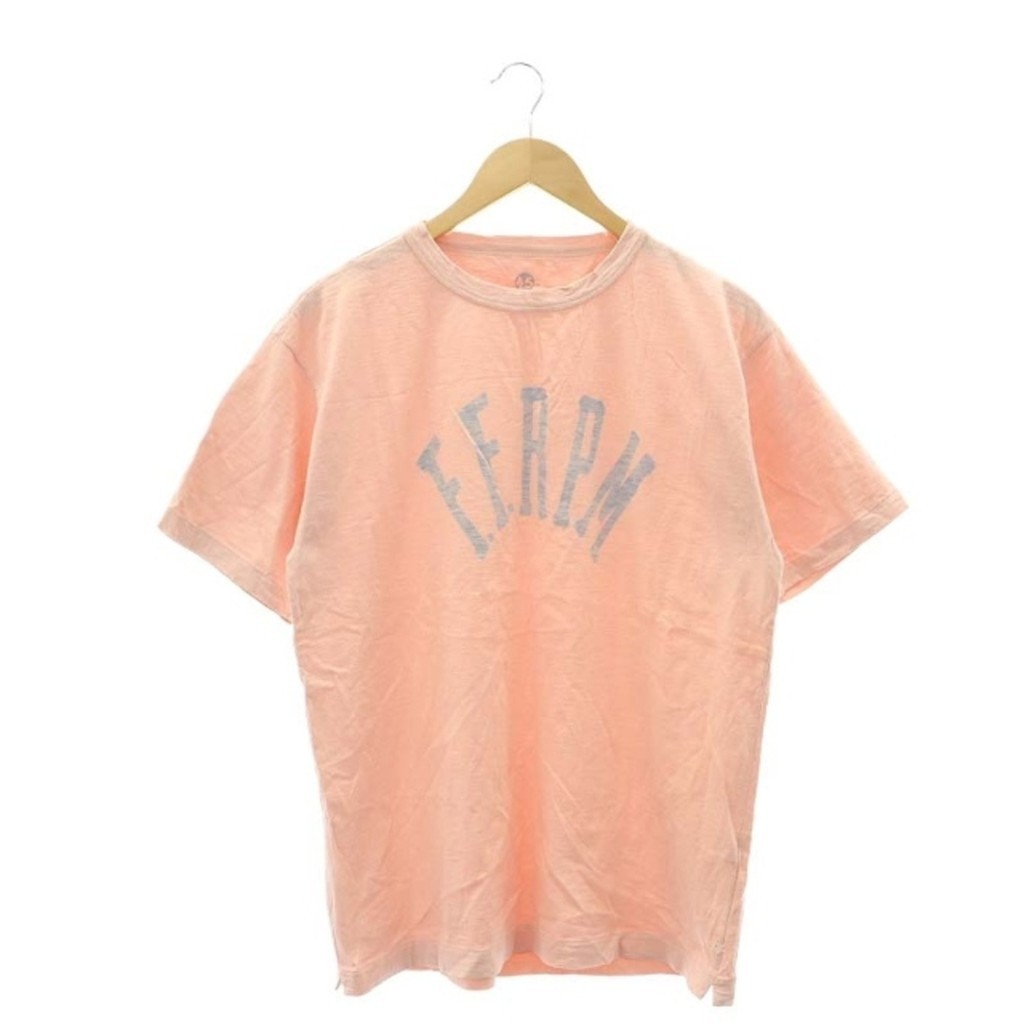 45rpm 45R M針織上衣 T恤 襯衫圓領 徽標打印 短袖 日本直送 二手 | 蝦皮購物