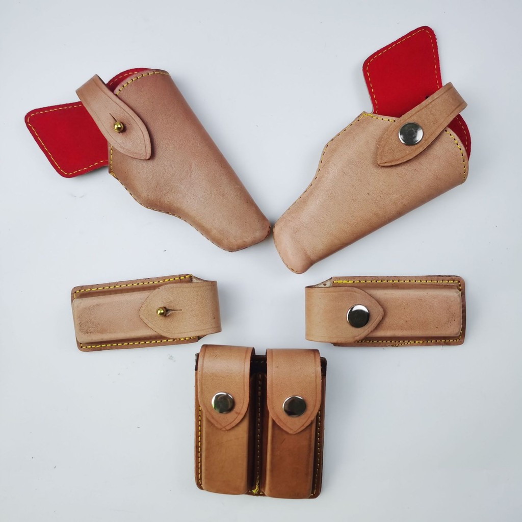 廠價批發64/77/92式黃牛皮戰術快拔槍包 隱形腰部雙/單排彈匣套訓練槍套 | 蝦皮購物