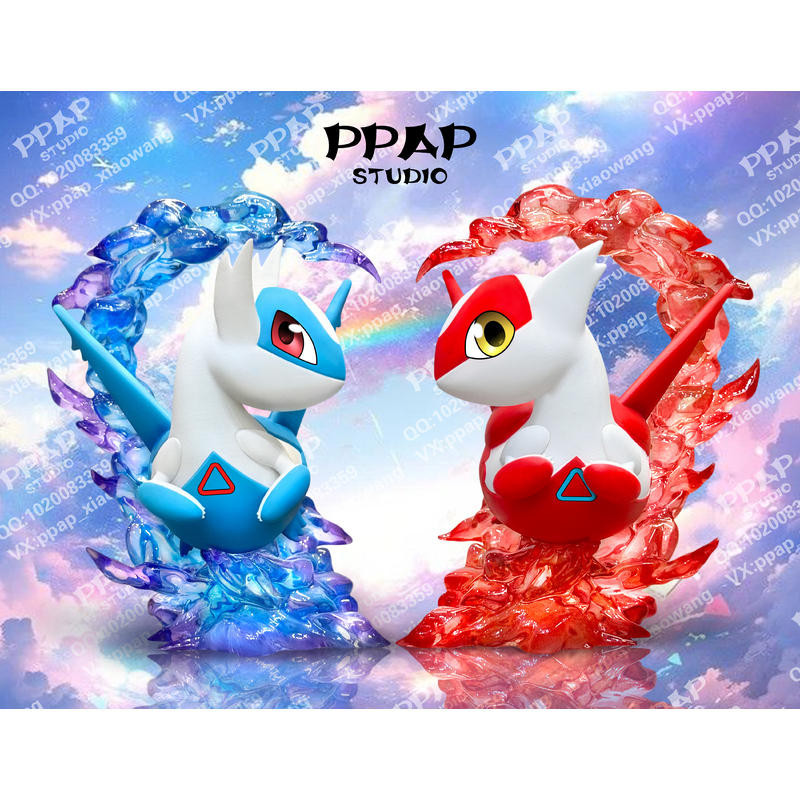 【心動GK】現貨 PPAP 精靈寶可夢 小肥系列——水都雙子拉帝亞斯&拉帝歐斯 限定GK 公仔模型 | 蝦皮購物
