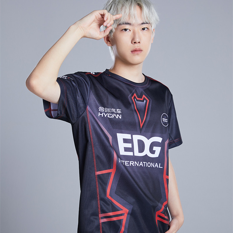 Valorant 2024 EDG 電競遊戲官方制服球衣。 Valorant 世界錦標賽團隊 T 恤。 全熱昇華電競男士 | 蝦皮購物