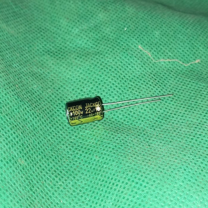 Elko jackcon 22uf 100v 原裝台灣 elco 傑克龍 jakcon 22uf/100v 1 Faja | 蝦皮購物