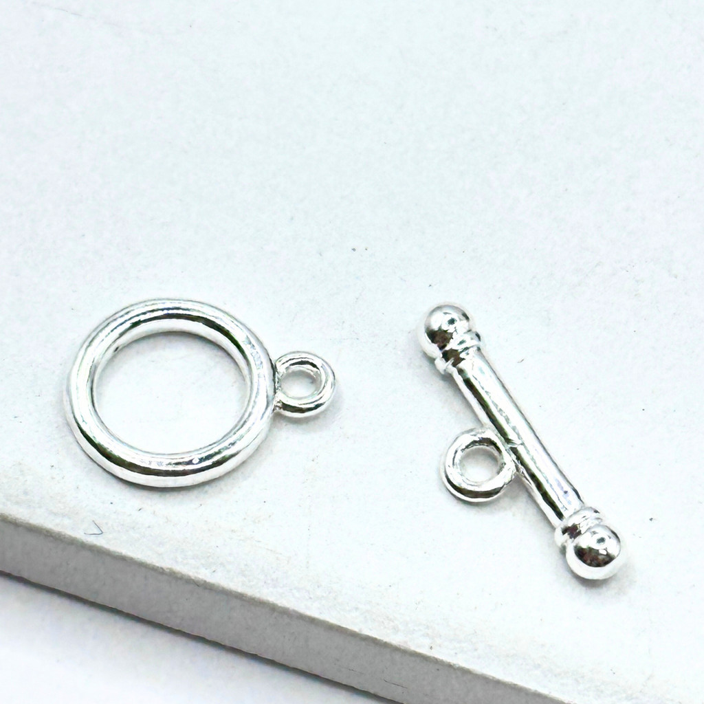 【璇璇 圓形OT扣】圓形 14K 18K 白金 OT扣 收尾扣 愛心扣 保色 包金 DIY 材料 串珠 配件 飾品 | 蝦皮購物