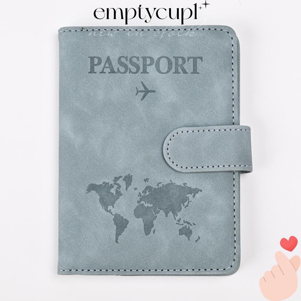 EMPTYCUP護照錢包,防盜防刮擦護照封面,極簡主義PU防震防磁身份證持有人男人和女人 | 蝦皮購物