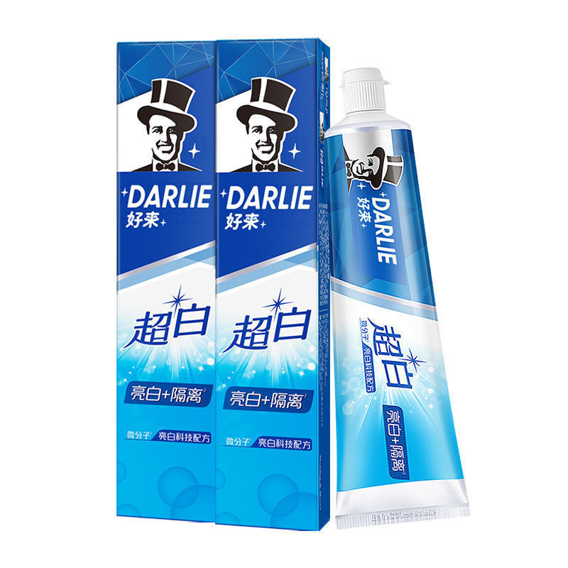 》黑人現貨去牙漬亮白竹炭《原牙齒超白DARLIE好來正品4.2去煙漬牙膏190g | 蝦皮購物