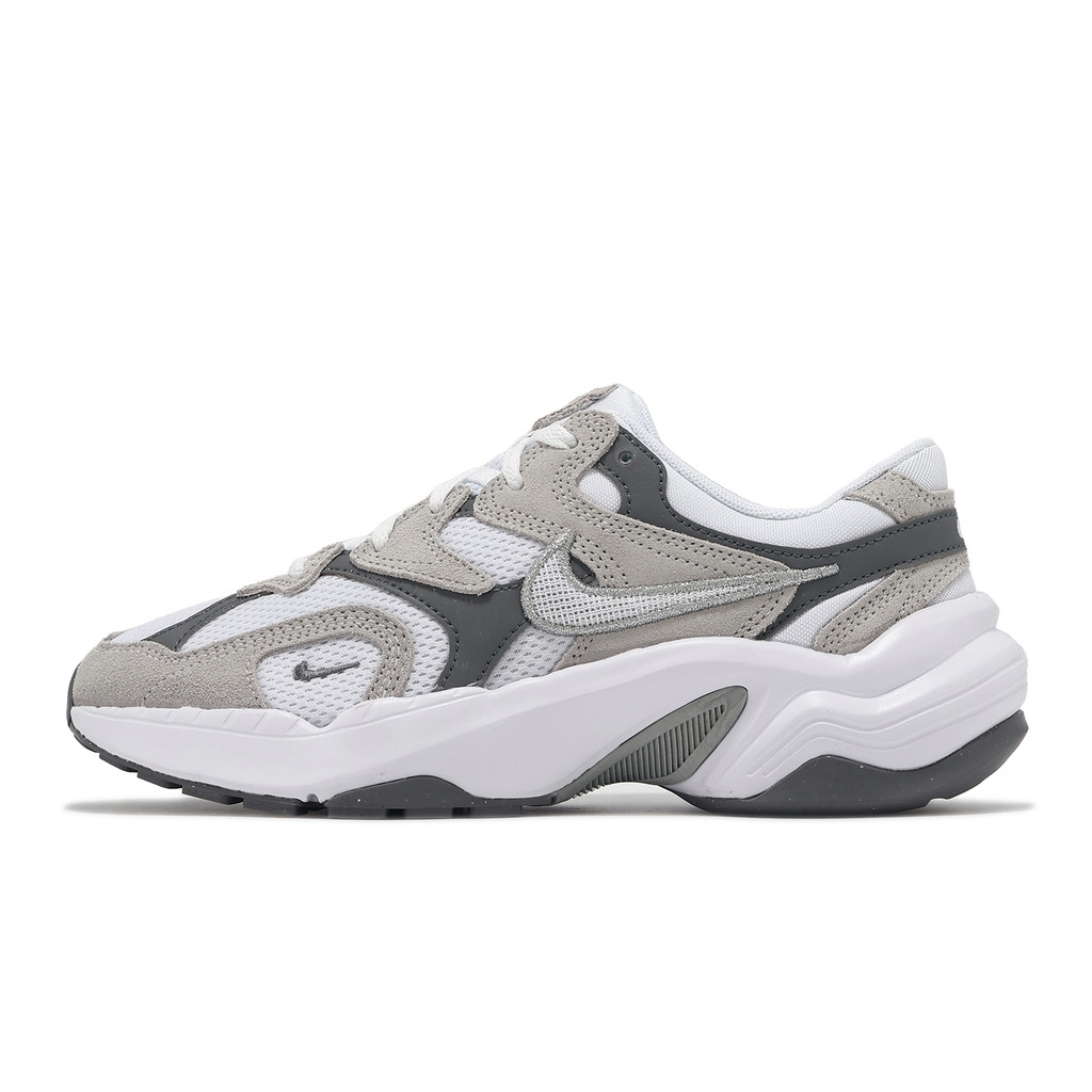 Nike 休閒鞋 Wmns AL8 女鞋 煙灰 銀 復古 老爹鞋 麂皮 運動鞋 [ACS] FJ3794-101 | 蝦皮購物