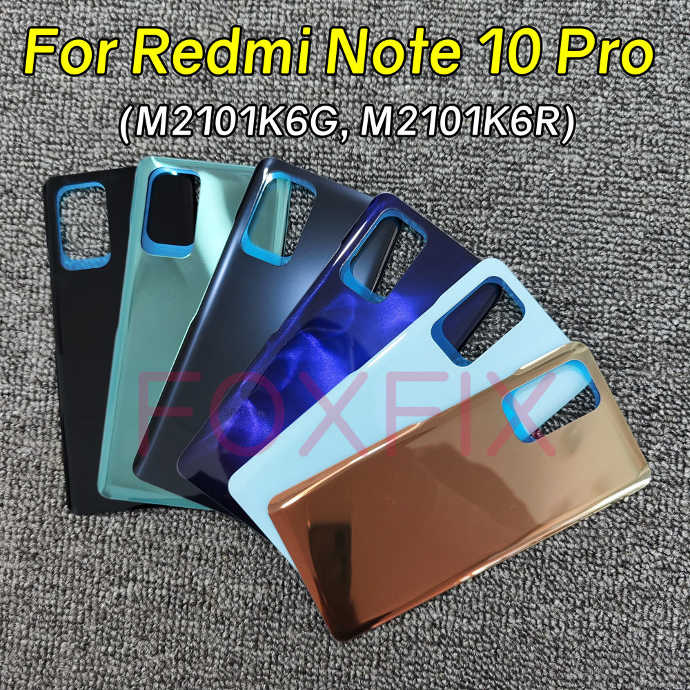 XIAOMI REDMI 小米紅米 Note 10 Pro 後面板後殼更換電池蓋後蓋帶膠 M2101K6G M2101K | 蝦皮購物