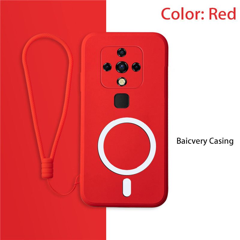 Tecno Camon 16 CE7 CE7j CE9h 軟TPU矽膠紅橙白彩色啞光全保護殼後蓋帶環鐵皮磁貼 | 蝦皮購物