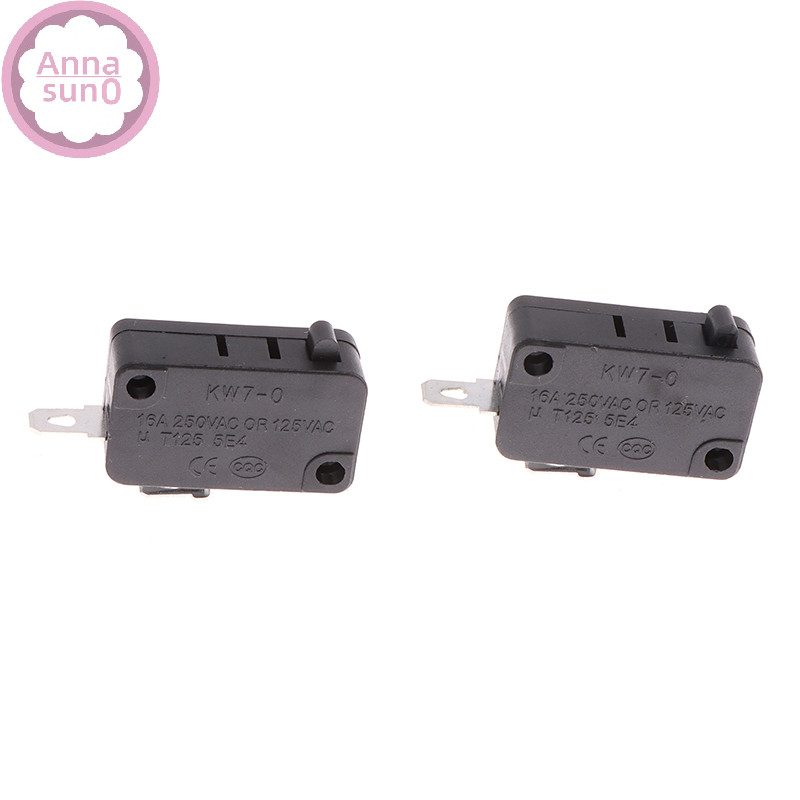 Annasun 2PCS 自動復位微型限位開關更換 KW7-0-A AC125V/250V 16A 銀觸點熱水器限位器 | 蝦皮購物