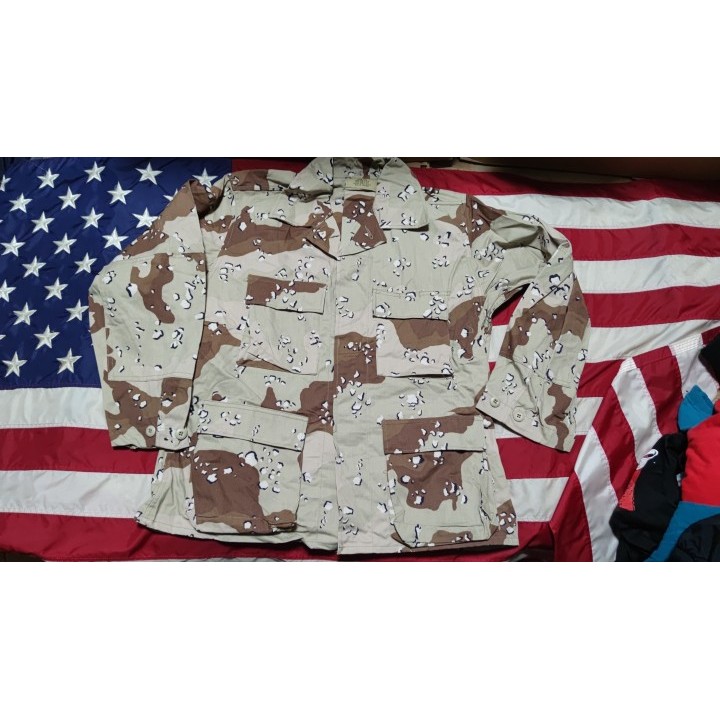 【公發 軍用】美軍公發 全新美國美產美軍軍版原品公發六沙DBDU作戰服上衣海灣戰爭 MS碼 | 蝦皮購物