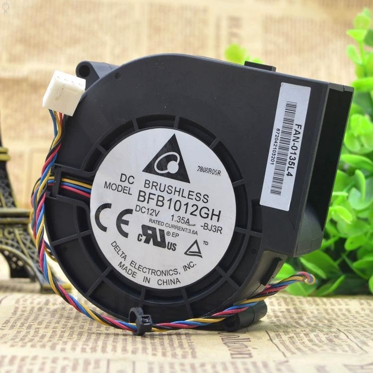 【冰峰散熱】原裝台達 9.7CM 9733 渦輪離心鼓風機風扇 BFB1012GH 12V 1.35A | 蝦皮購物