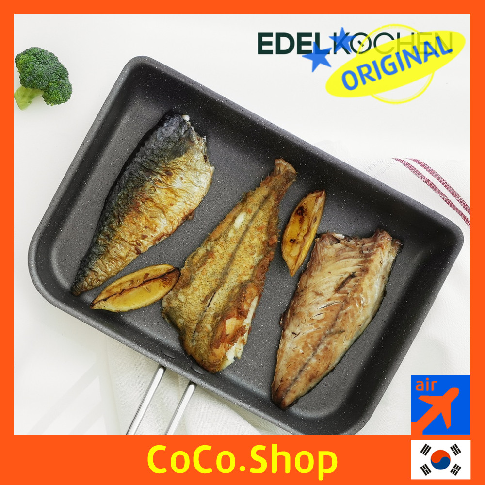 [EDELKOCHEN] 不銹鋼感應魚烤盤 28cm / 蛋盤 18cm | 蝦皮購物