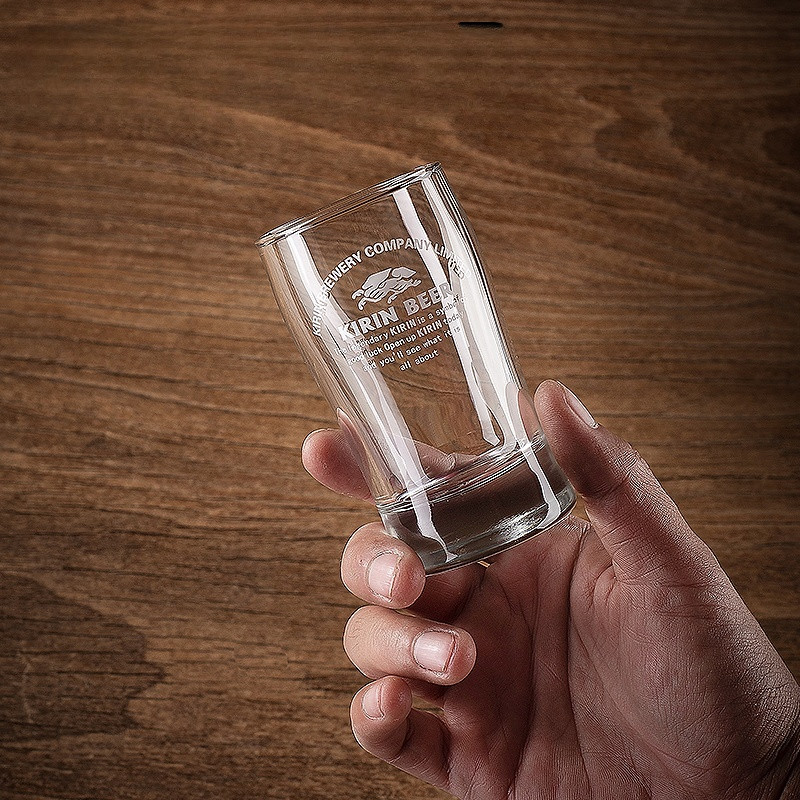 【客製化】【玻璃杯】日式麒麟啤酒杯 一口酒杯 日料店一番榨 專用杯玻璃 扎啤杯 可訂製圖案 | 蝦皮購物