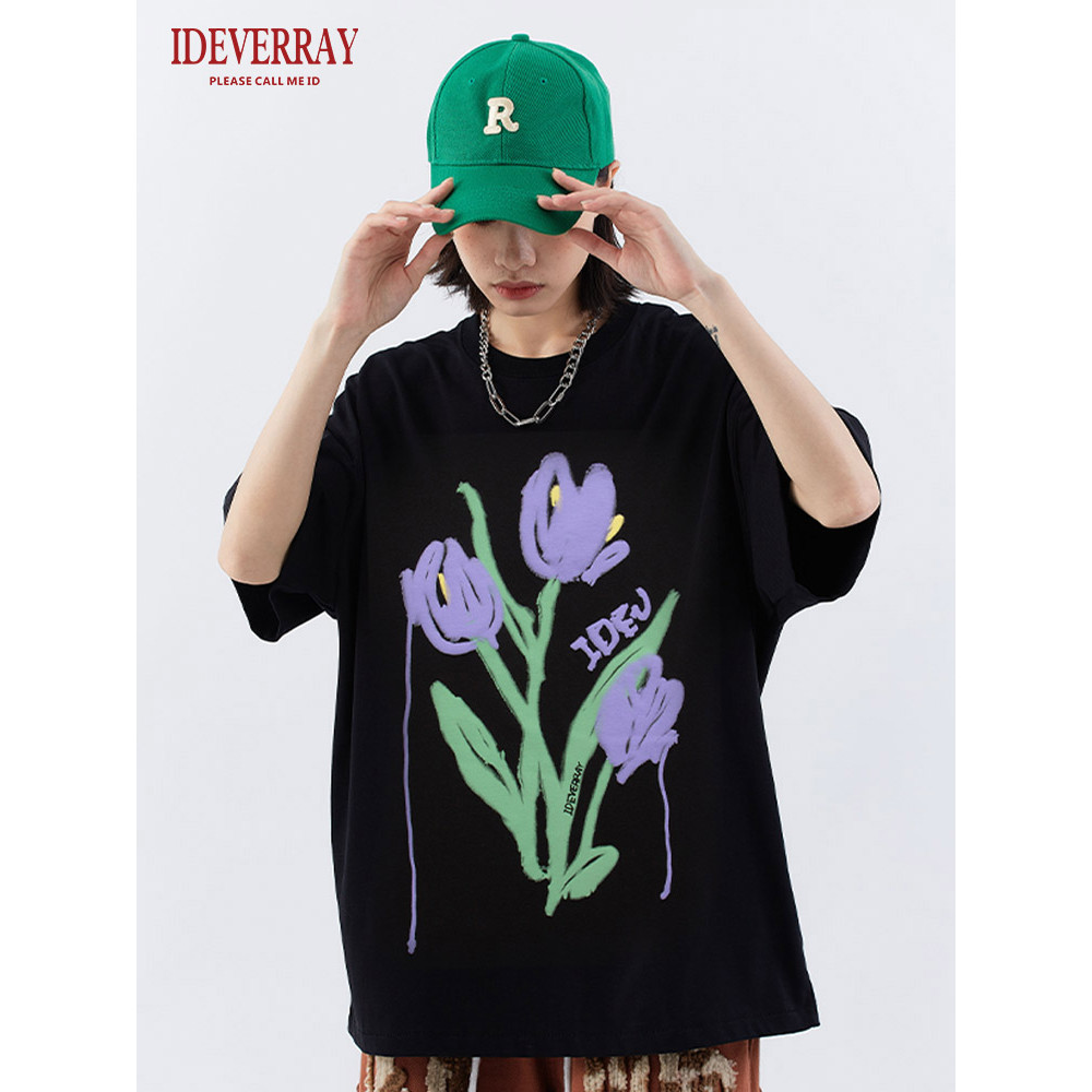 （現貨）ideverray短袖女男休閒情侶裝t恤 | 蝦皮購物