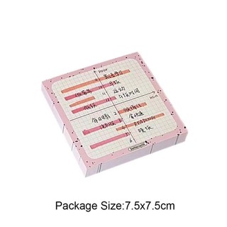 SUHU100墊/包剪貼簿記事本,張貼它的便簽簿辦公用品透明英寸便簽紙,紙張學校文具記事本Posits | 蝦皮購物