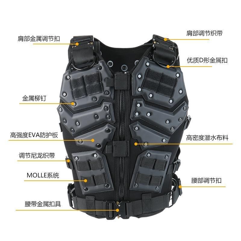 熱銷TF3背心TMC巢穴部隊cs機車180斤以內可穿重型護甲潮流 | 蝦皮購物