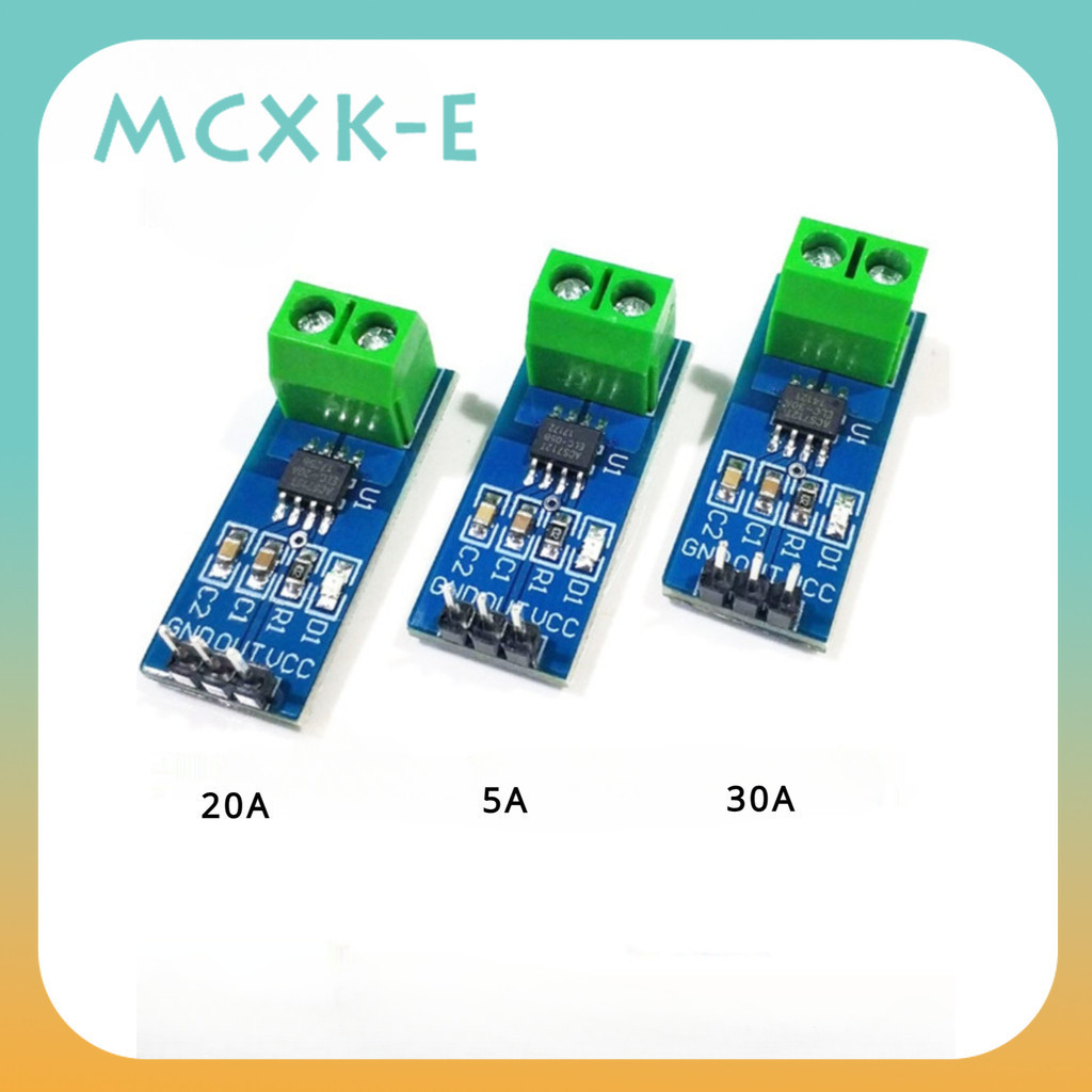 用於 Arduino 的 5A 20A 30A Acs712 霍爾電流傳感器模塊 | 蝦皮購物