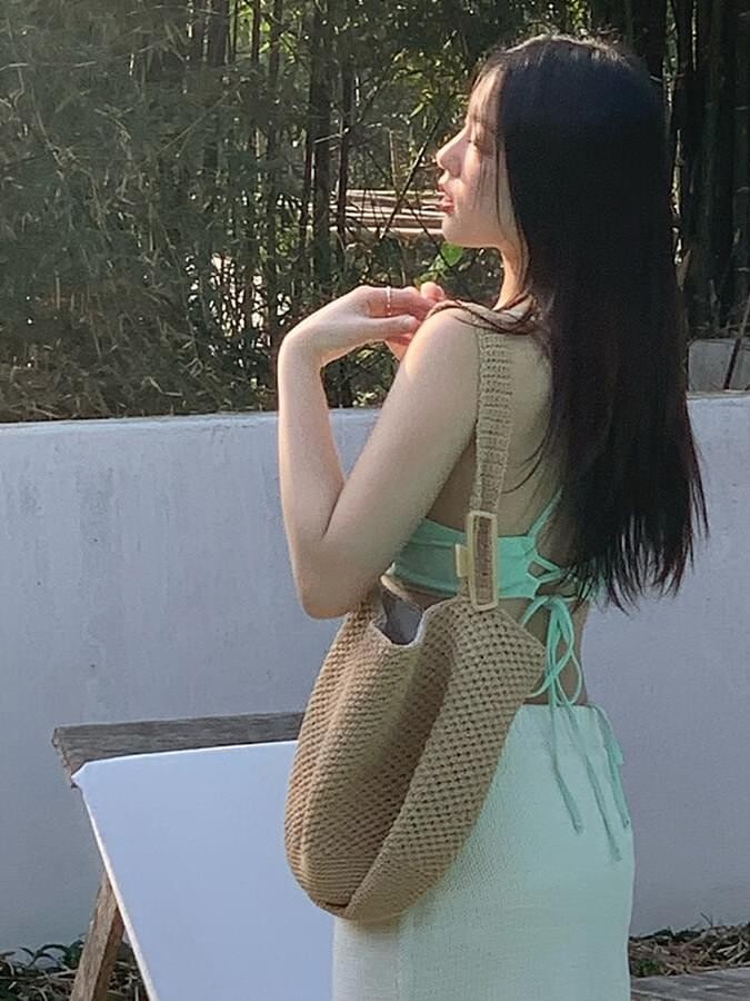 【Codibook】韓國 WONLOG 我的針織包[預購]肩背包 托特包 女裝 | 蝦皮購物