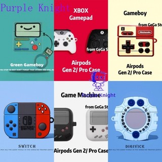【戰士】Switch Airpods Pro 2 Case Gameboy Airpods Case 矽膠 Airpod | 蝦皮購物