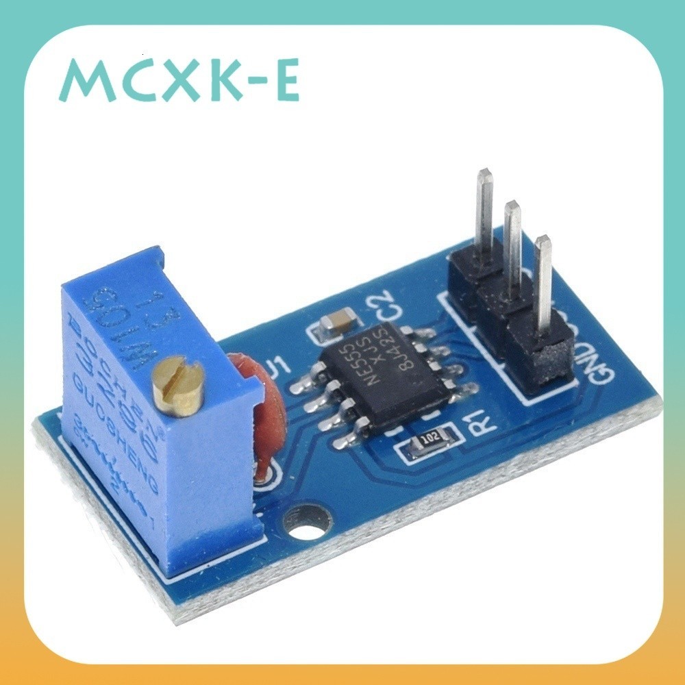 Mcxk-e DC 5V~12V NE555 可調頻脈衝發生器模塊單通道輸出適用於Arduino智能車 | 蝦皮購物