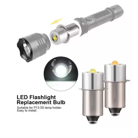 3w P13.5s Mag Light LED 燈泡 3-16 C&D 電池 Maglite 手電筒 LED 轉換器 M | 蝦皮購物