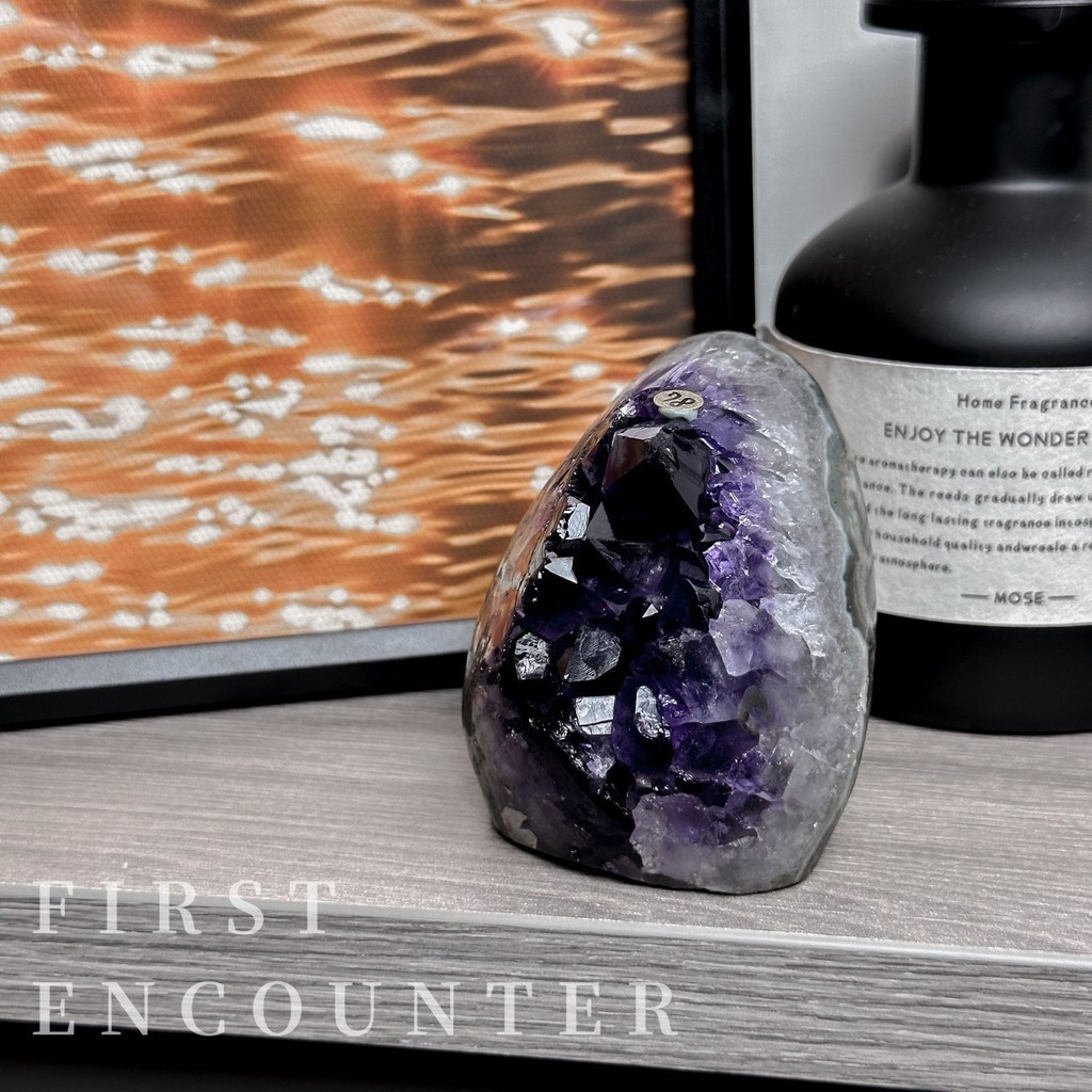 【First Encounter】#D378 烏拉圭特級濃郁紫晶陣 | 蝦皮購物