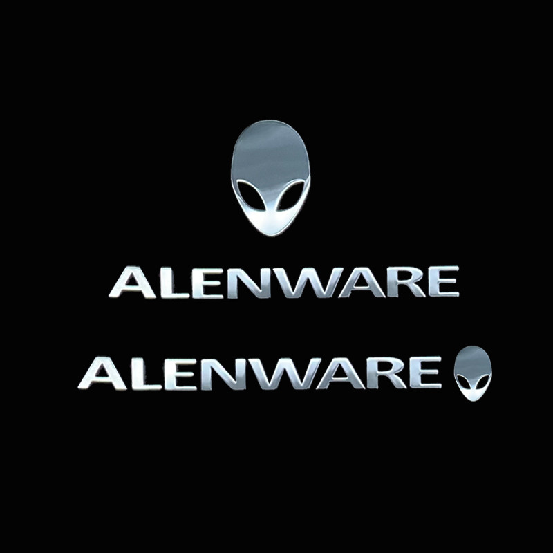 品牌貼紙 外星人logo標誌金屬貼 alienwar筆電貼紙 顯示器機箱標貼 | 蝦皮購物