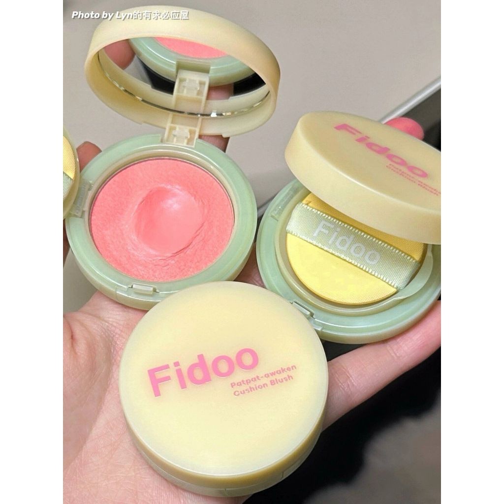 Fidoo浮汀拍拍醒氣墊腮紅膏泥 單色晒紅收縮膨脹色腮紅提亮氣色 | 蝦皮購物